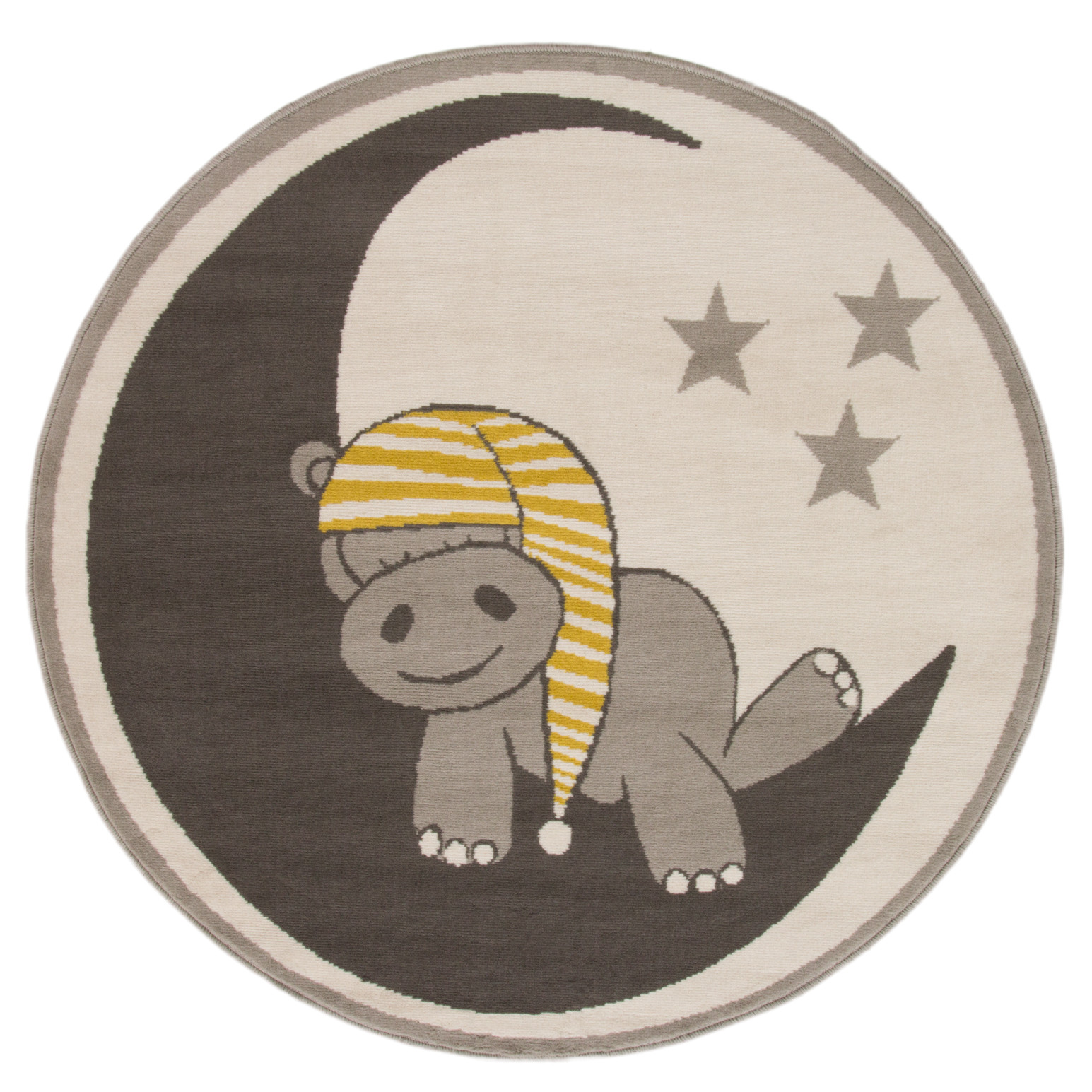 Childrens Bedroom Rugs Round Circle Nursery Rug Soft Easy Clean Kids ...