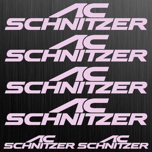 AC SCHNITZER aufkleber sticker decal tuning Auto Car 6 Stücke Pieces ...