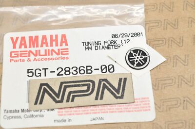 Yamaha Tuning Fork Emblem YFM350 YFM400 VMX17 YZFR1 XV19 YFA1 YFS200 ...