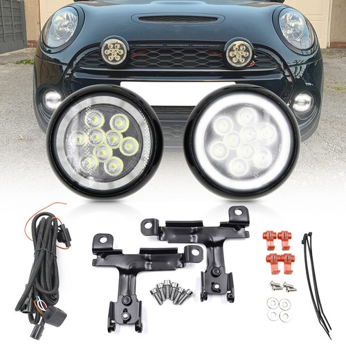 White LED Rally Driving Light Kit for 2016-2021 Mini Cooper F55 F56 F57 ...