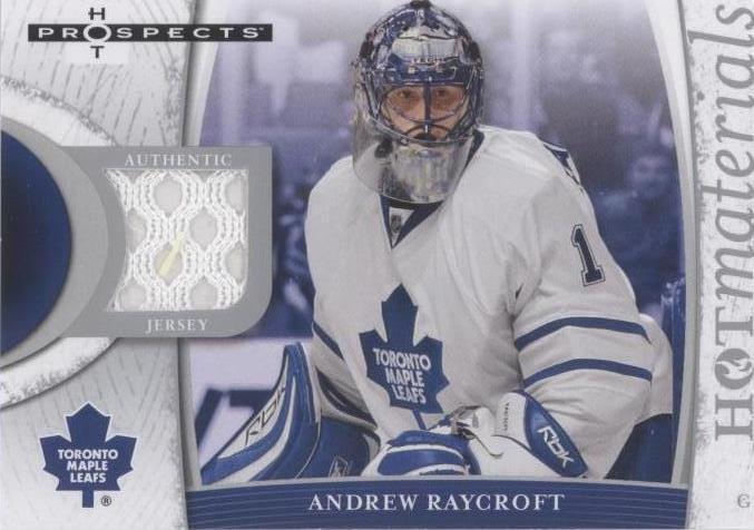 2007-08 Fleer Hot Prospects - Hot Materials Andrew Raycroft #HM-RA (MEM ...