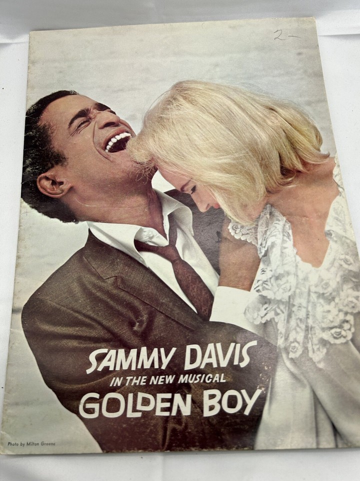 LEROY NEIMAN Boxing Cover Golden Boy Program Sammy Davis Jr. | eBay