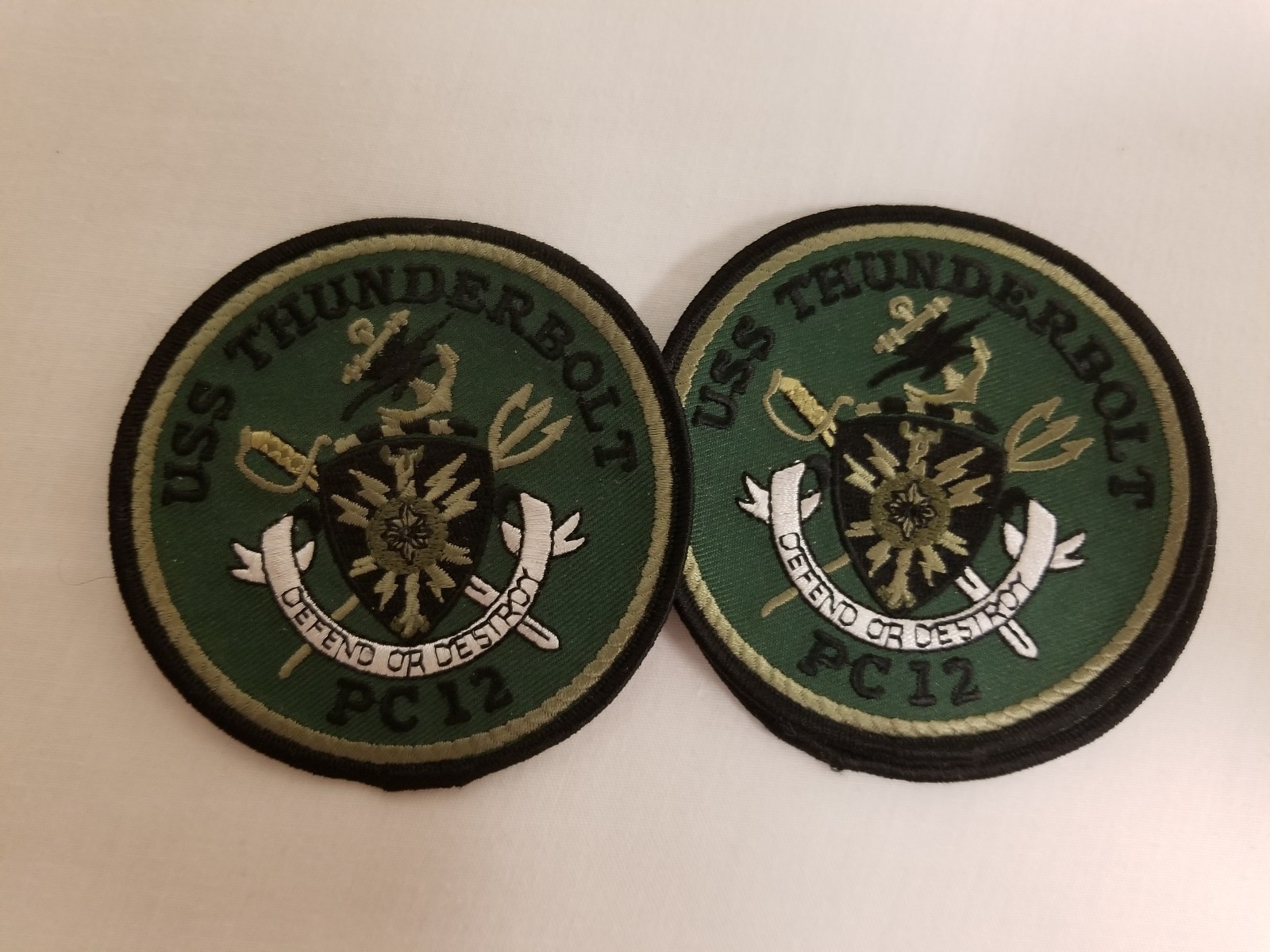 USS Thunderbolt Patch | eBay