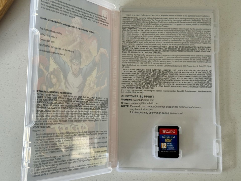 The Karate Kid Street Rumble Nintendo Switch | eBay Australia