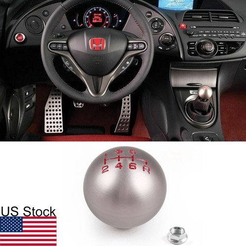JDM 6 Speed Type-R Gear Shift Knob Shifter Lever Stick Head For Honda ...