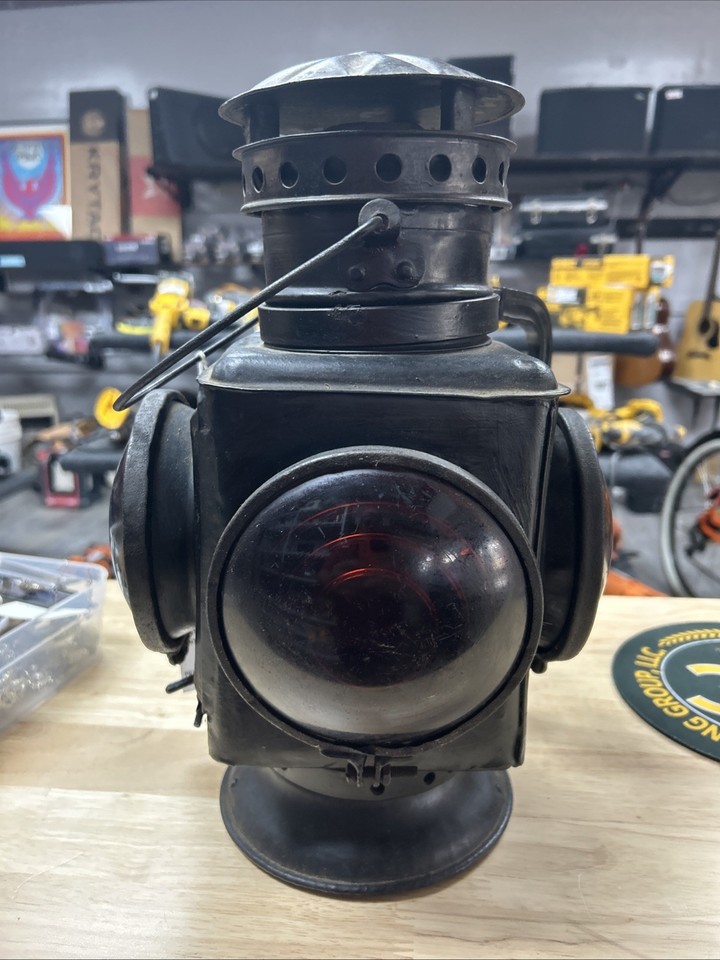 Pennsylvania Railroad Switch Lamp Lantern Adlake WORKING CONDITION! PRR ...