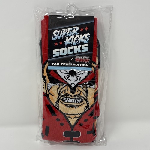 New Sealed Wrestling Road Warriors Super Kick Socks WWE AEW NJPW WCW ...