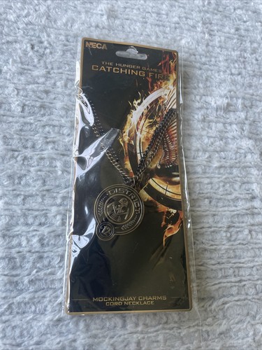 The Hunger Games Catching Fire Mockingjay Charms Cord Necklace NECA New ...