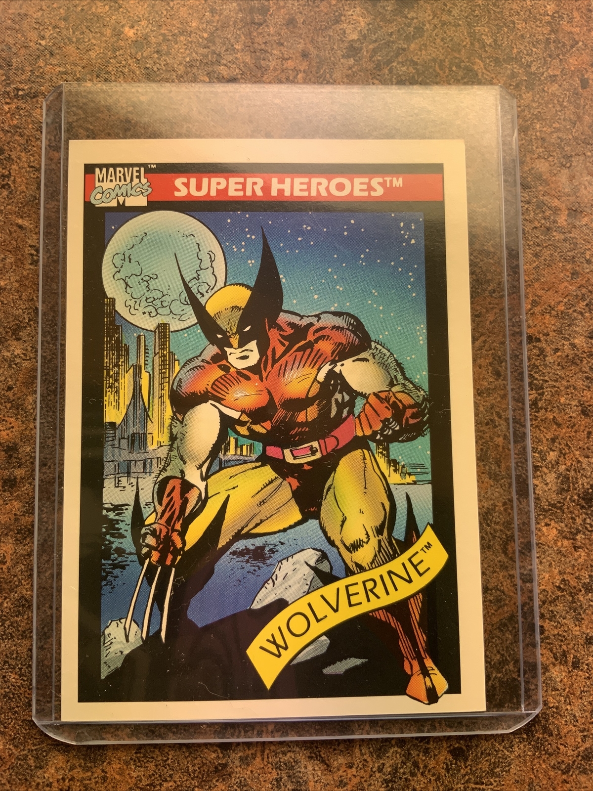 1990 Impel Marvel Comics Grail Super Heroes Series 1 Card Wolverine #10 ...