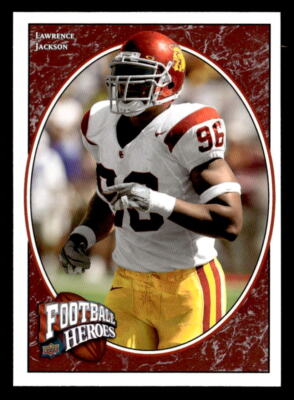 Lawrence Jackson 2008 Upper Deck Heroes Rookie Card #170 USC Trojans | eBay