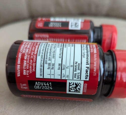 2 MegaRed Advanced 4 In 1 Extra Strength, 900 mg, 40 Softgels 8/24 ...