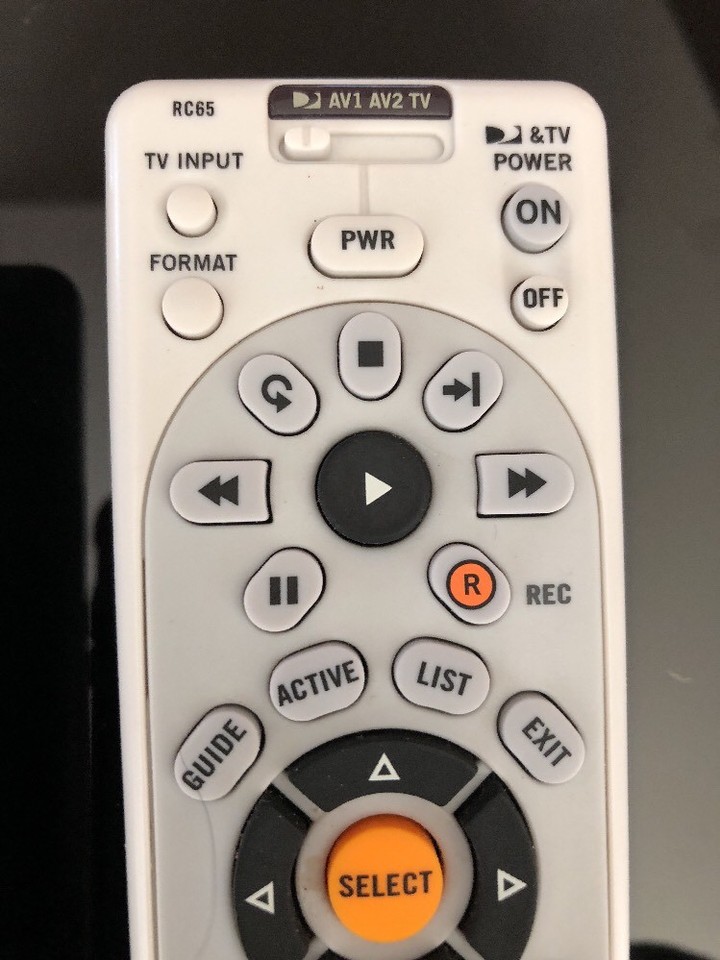 DirecTV RC64 RC65 IR TV Remote Control for H24 HR24 H25 R16 D12 ...