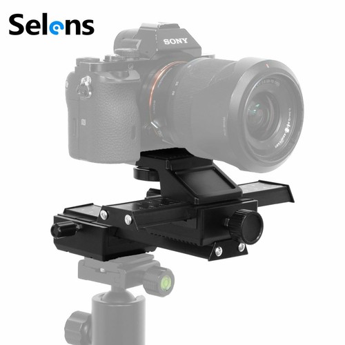 Selens 4-Way Macro Focus Focusing Rail Slider Nikon Sony Camera Tripod ...