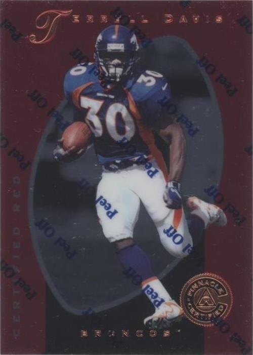 1997 Pinnacle Certified - Terrell Davis #88 Certified Red for sale ...