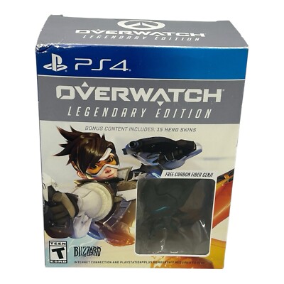 Overwatch Legendary Edition Bundle Carbon Fiber Genji Sony PS4 2018 ...