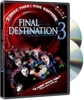 Final Destination 3 (DVD 2006) 2-Disc Cardboard Cover Bonus Disc with ...