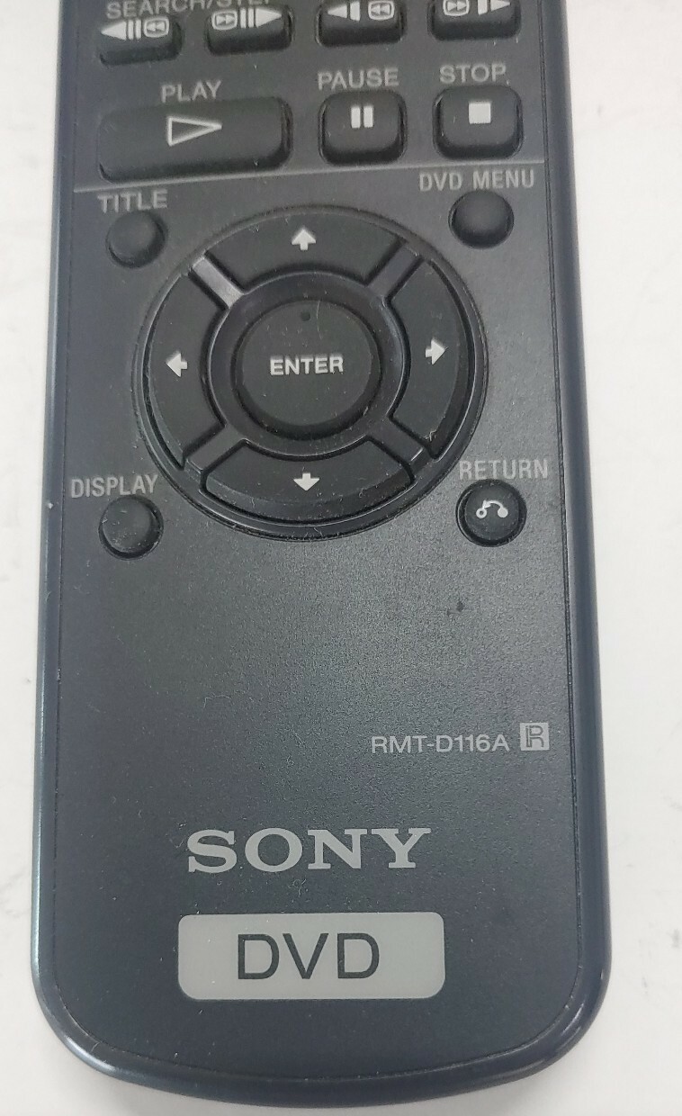 Sony RMT D116A Dvd CD Remote Control DVP S365 S363 DVP S9000ES DVP ...