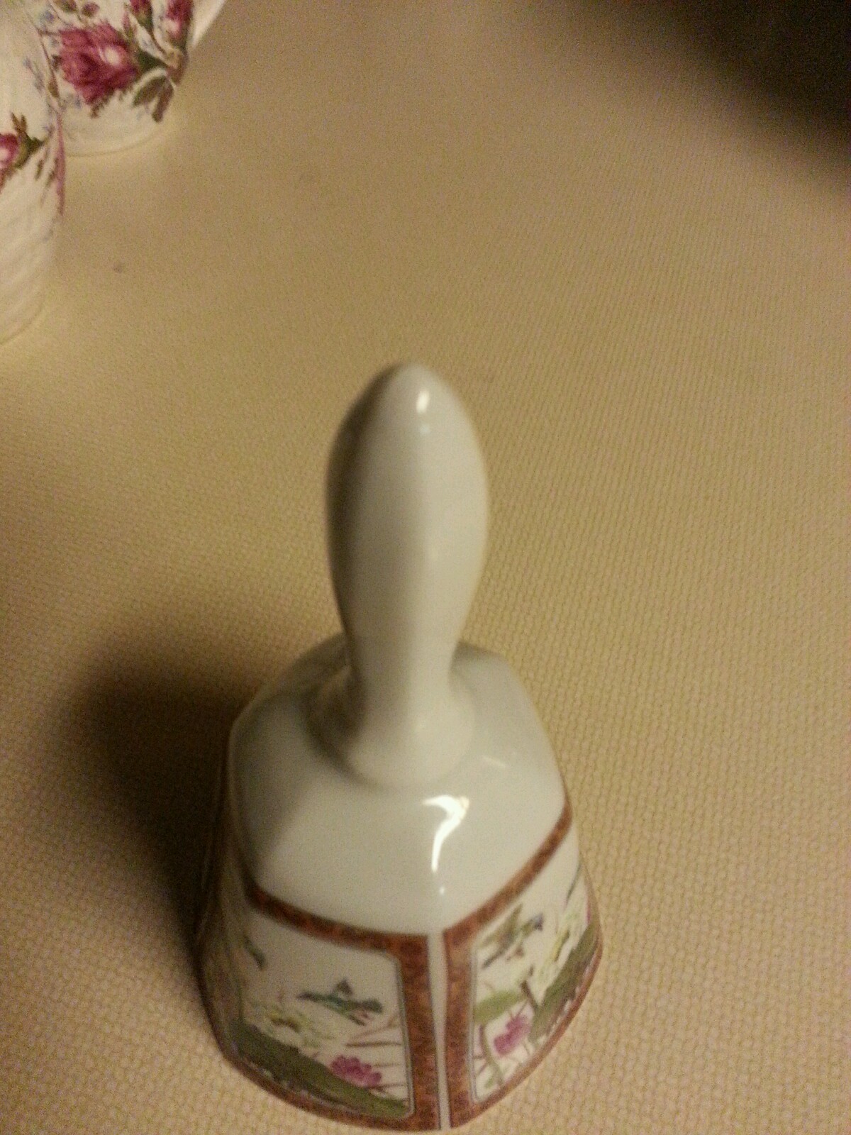 Vintage Toyo Ming Lotus Japanese porcelain dinner bell Fast Shipping ...