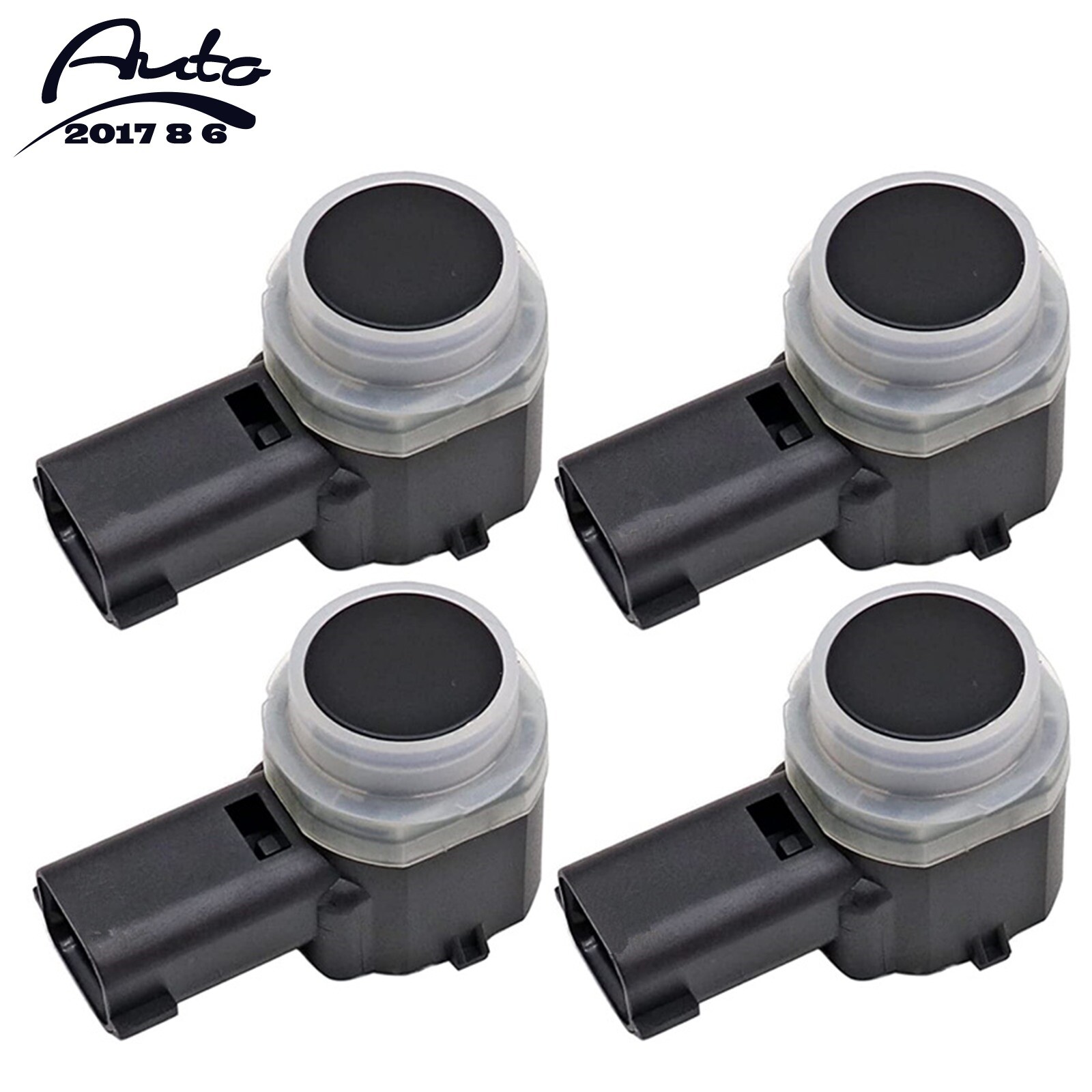 4PCS HC3T-15K859-EA Rear PDC Parking Aid Reverse Backup Bumper Sensor ...