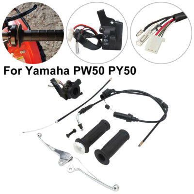 Brake Lever Hand Grip Throttle Cable Kits for YAMAHA PW50 PY50 ...
