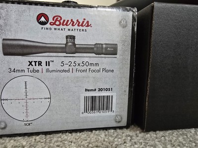 Burris XTR II Rifle Scope 5-25x50mm SCR MRAD Phillippines | eBay