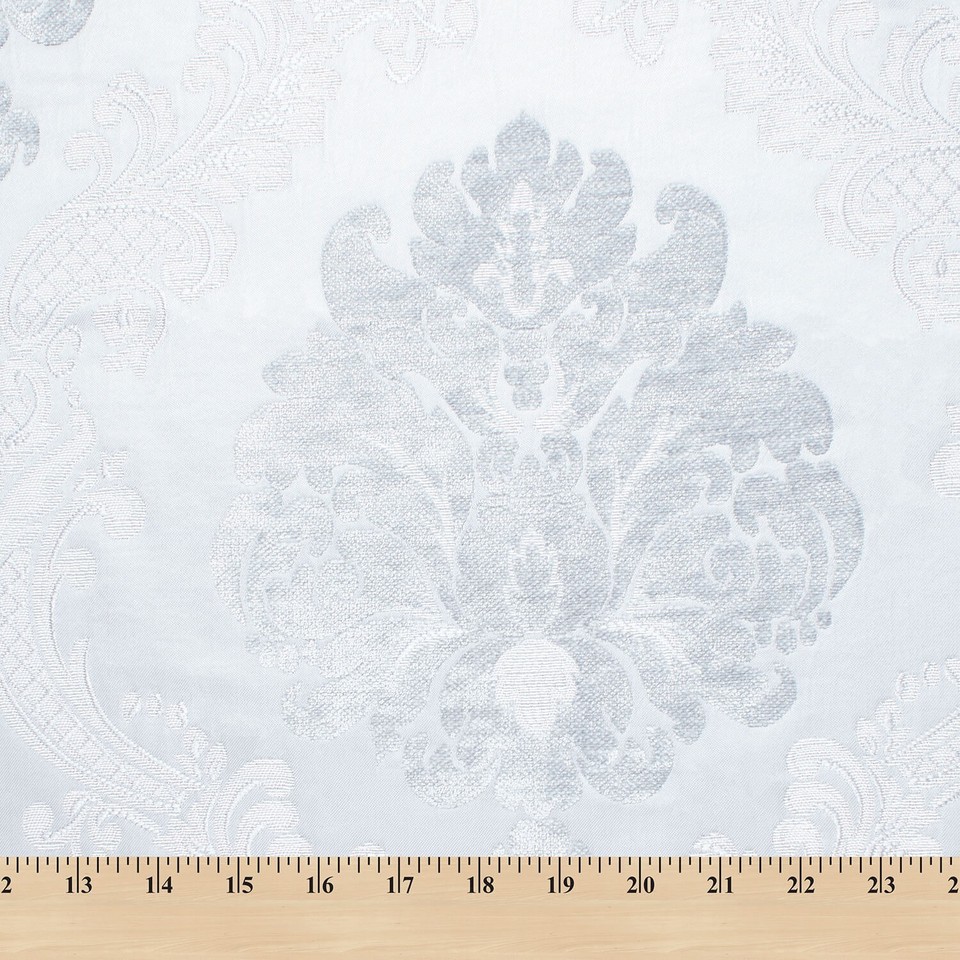 Royal Damask Chenille Upholstery Brocade Satin Jacquard Fabric 56/58 ...
