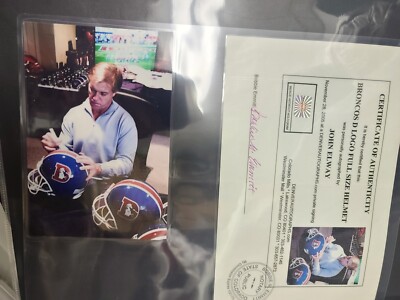nfl autographed full size helmets | eBay