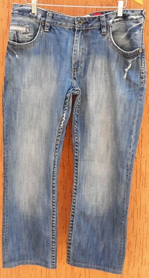 QUIKSILVER - MENS VINTAGE 'QUIKJEAN' BLUE DENIM JEANS Size W36 X L30 ...