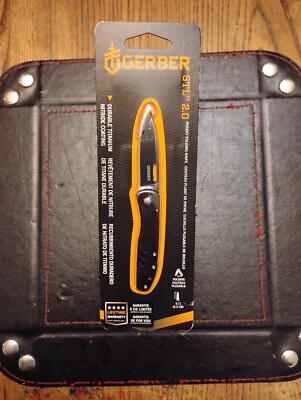 Gerber STL 2.0 Folding Knife 2.1" 440A Stainless Steel Blade Frame Lock ...