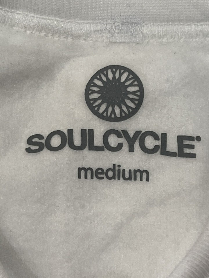 Soulcycle Vail Unisex Crew Sweatshirt White NWT Size M MSRP $98.00 | eBay