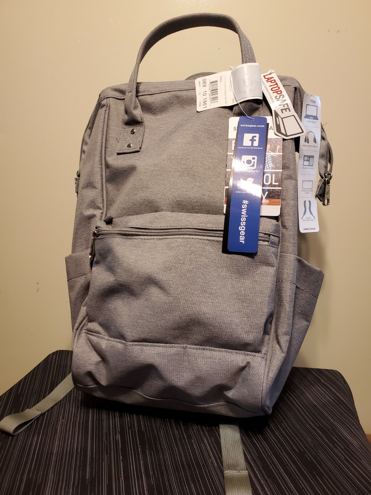 SWISSGEAR 16 Inch Laptop Backpack - Gray for sale online | eBay