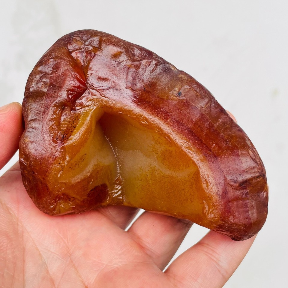 316g Natural Gobi Agate Geode Quartz Crystal Mineral Rough Specimen ...