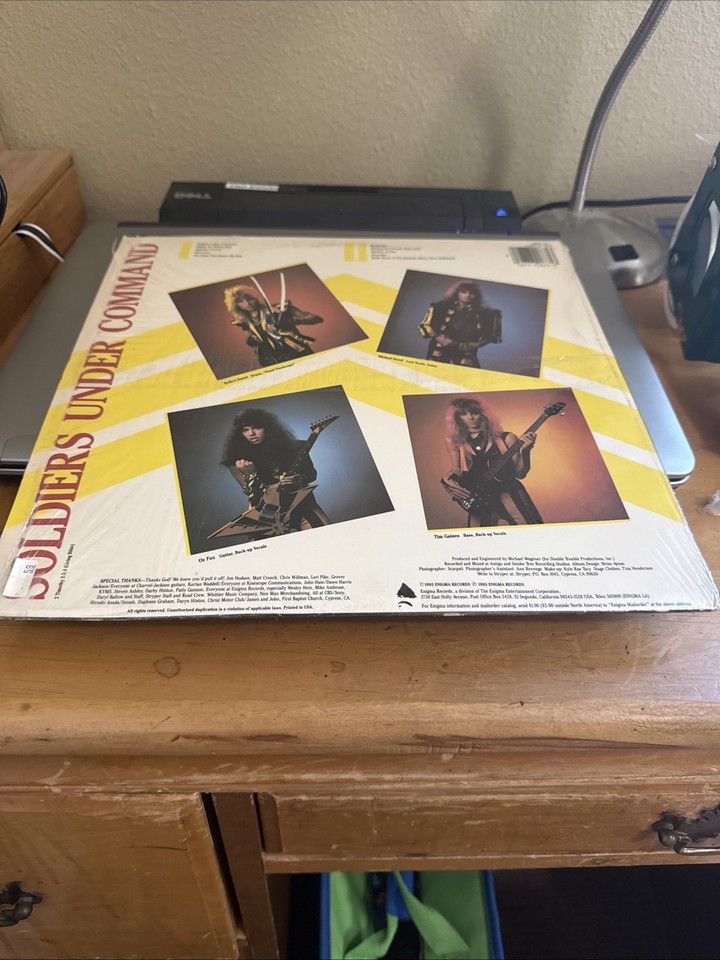 Stryper Soldiers Under Command Shrink Wrap Vinyl Lp Merch Form Hype ...