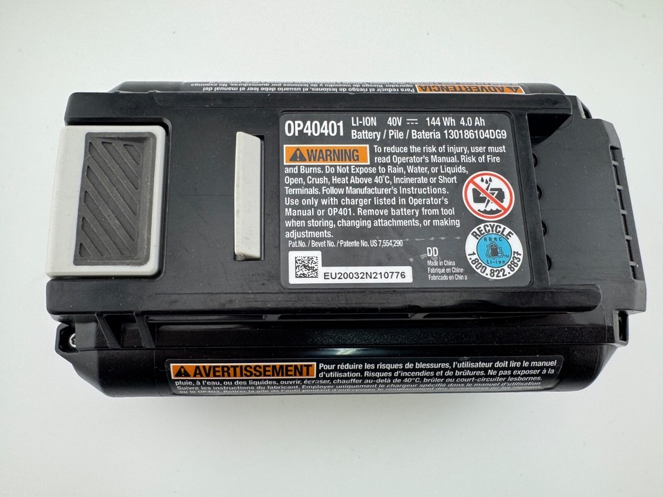 RYOBI [OP40401] GENUINE OEM 40V LITHIUM-ION 4 AH BATTERY | eBay
