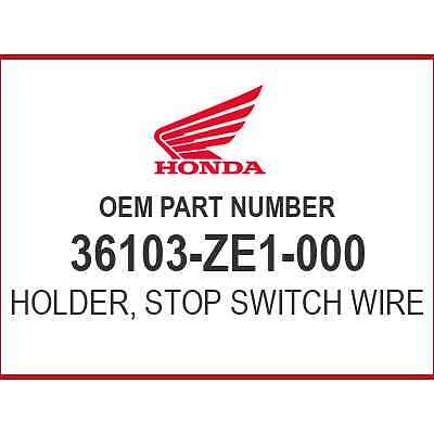 Honda HOLDER 36103-ZE1-000 OEM NEW | eBay