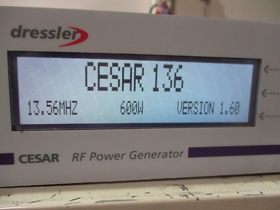 Dressler RF Generator, Cesar 136, 287-230 V, 6.3 A, 600 W, 13.56 MHz ...