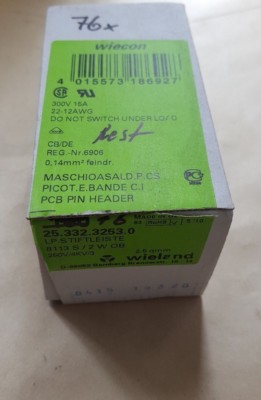 WIELAND 25.332.3253.0 Conn Shrouded Header 2 POS QTY: 76 (U3.4B4) | eBay