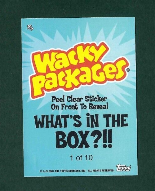 2007 Topps Wacky Packages Sticker Card #1 Koduck What's in the Box ...