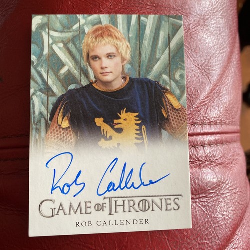 2018 Game of Thrones Autograph Auto Card Rob Callender as Clarenzo ...