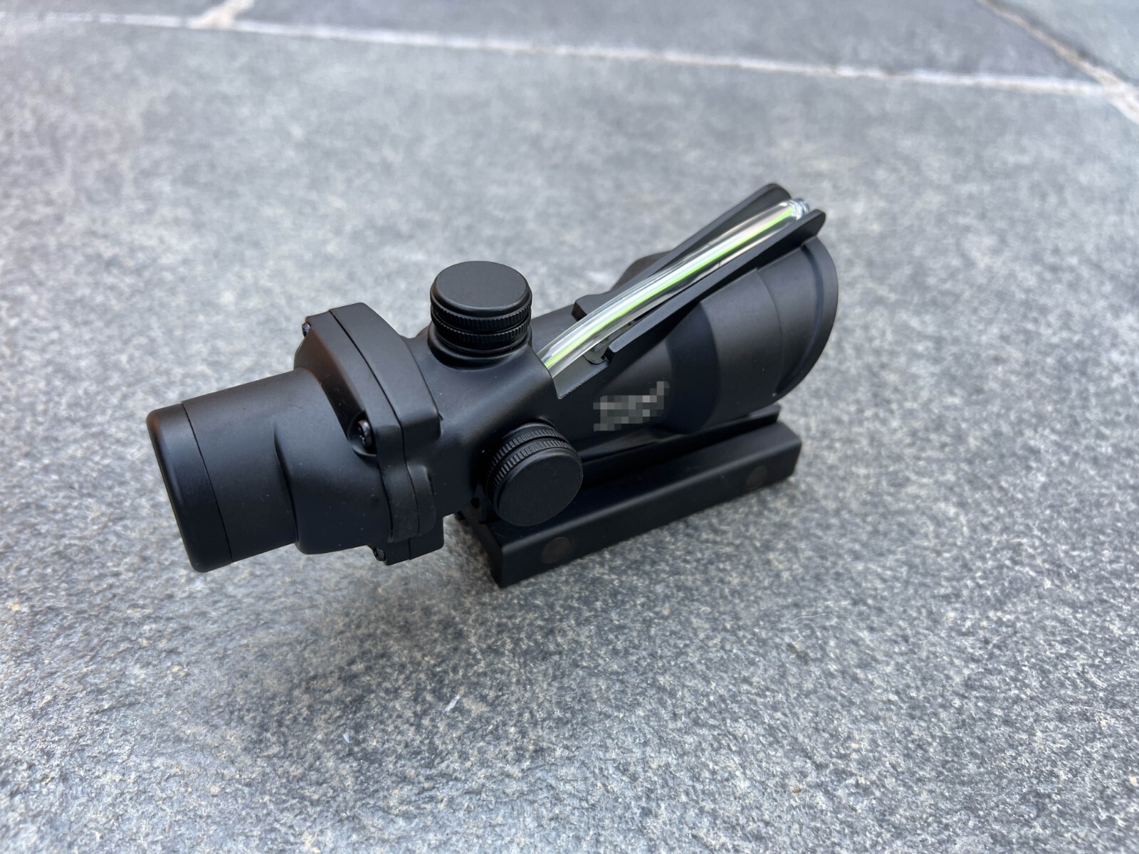 ACOG TA31 4x32 Illuminated Red Fibre Optic Sight Scope Shooting Airsoft ...