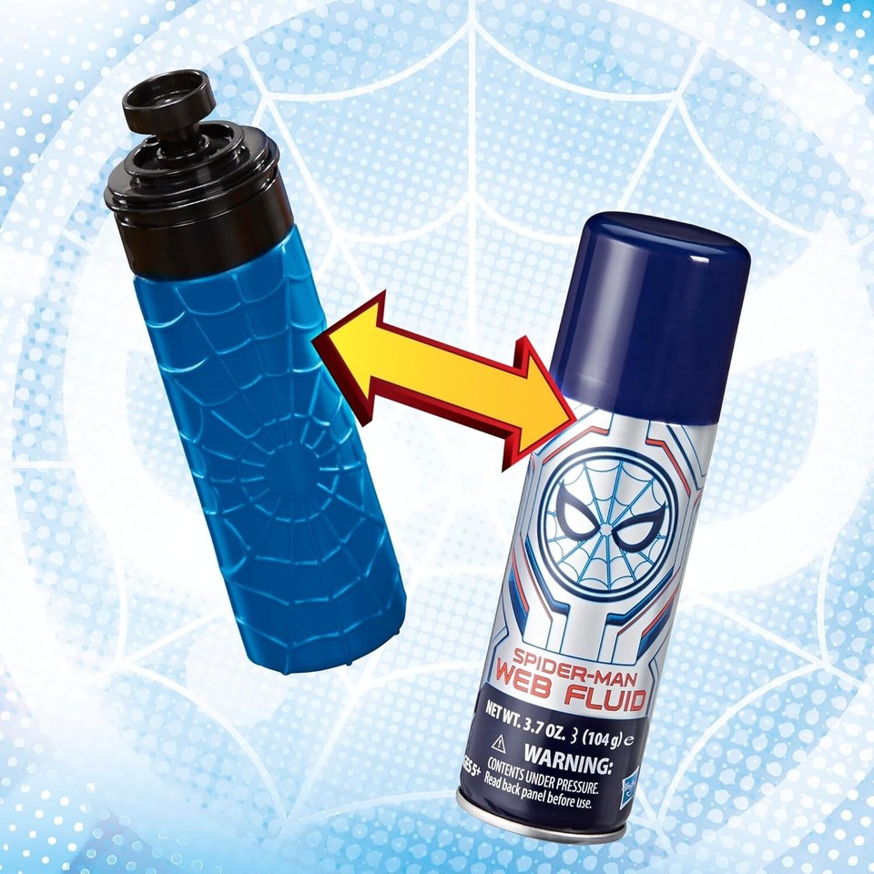 Spider Man Super Web Slinger Web Shooter Glove Water Refillable Marvel ...