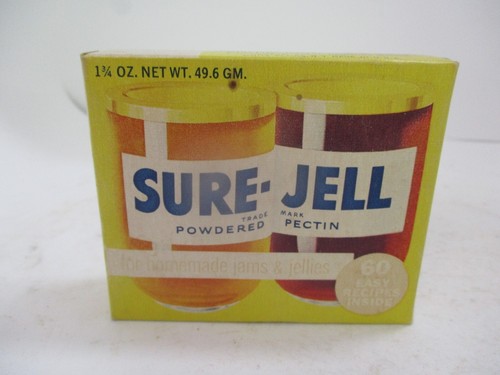 Vintage Sure-Jell Powdered Pectin (Full Box)- General Foods Corporation ...