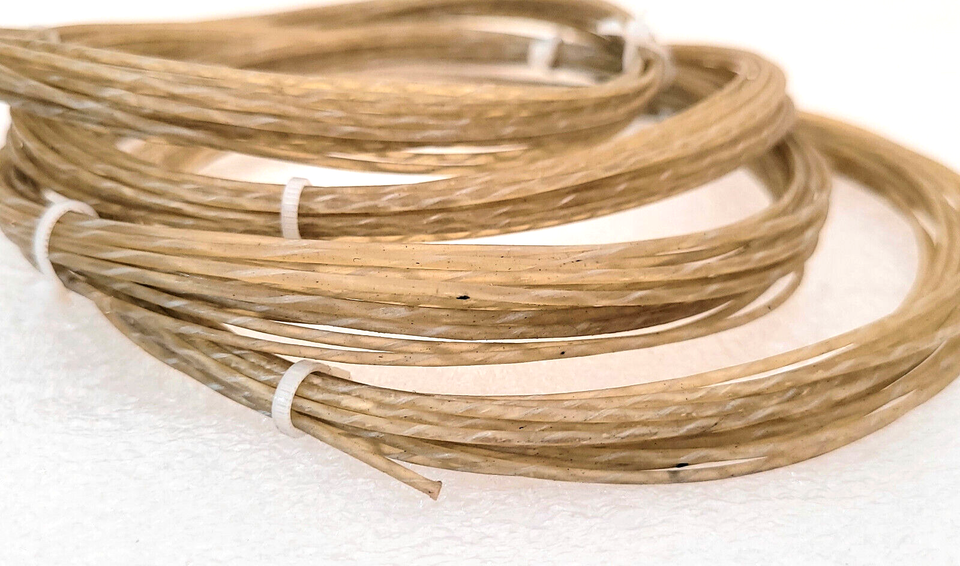 Natural Color Tennis Racket Gut 15 Gauge String 1.40 mm Natural Sheep ...
