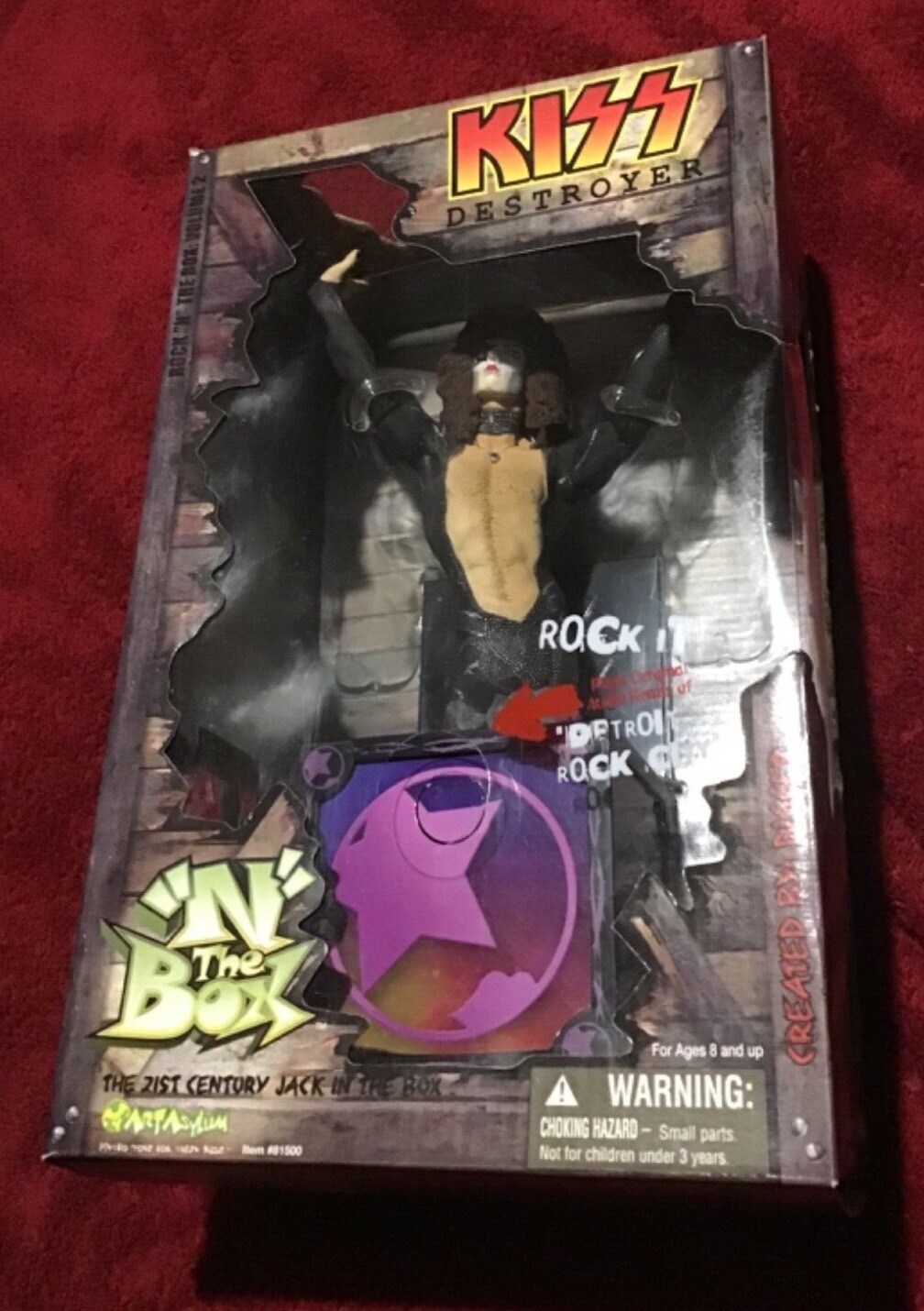 Kiss - ‘Destroyer’ Art Asylum Rock N’ The Box Full Band Set Bundle ...