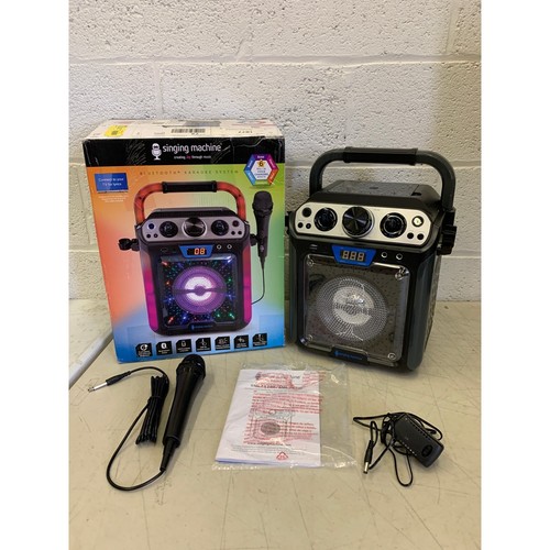 Singing Machine Groove Cube Hype Bluetooth, Stand Alone Karaoke Machine ...