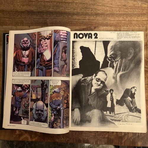 Heavy Metal Magazine Vol 6 #1 April 1982 Newsstand Moebius Corben FN/VF ...