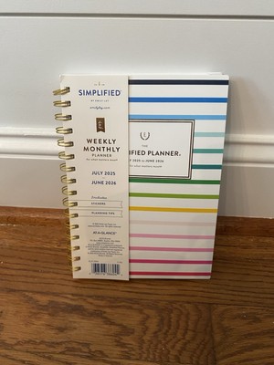 Emily Ley Simplified 2025 2026 Academic Calendar Planner Weekly Fashion ...