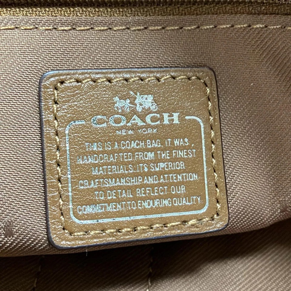 COACH Swagger Carryall in Pebbled Leather 34408 Brown Leather - Handbag ...