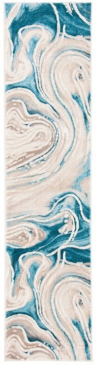 Contemporary Transitional Abstract Sculptured Blue Area Rug *FREE ...