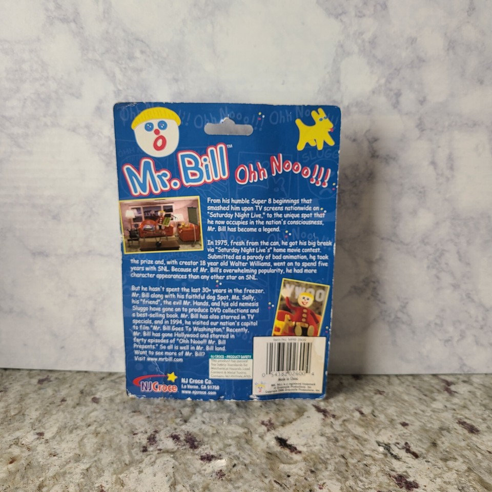 Mr. Bill Saturday Night Live SNL 5.5" Bendable Poseable Action Figure ...